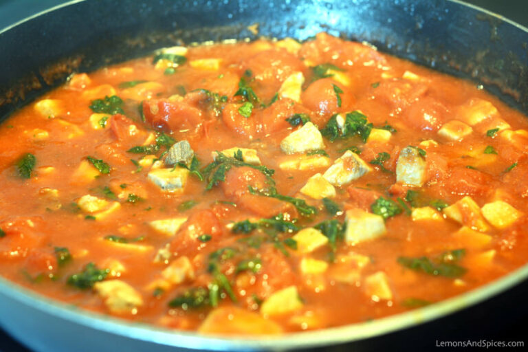 Swordfish and Cherry Tomatoes Pasta - Easy + Delicious