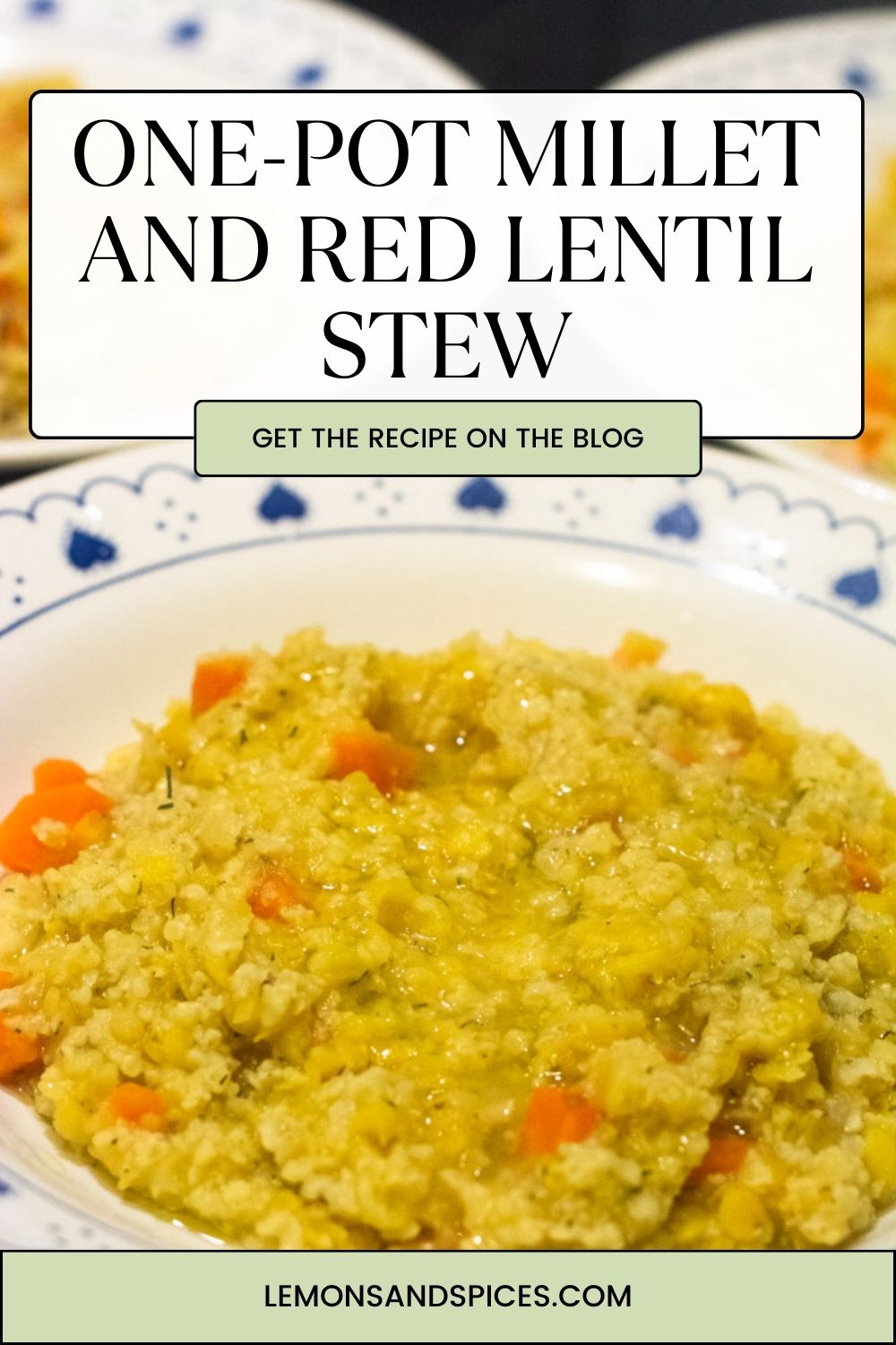 One-Pot Millet and Red Lentil Stew - Your Go-To Comfort Food